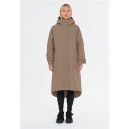 Outdoorjacke SOS "Trikora", Damen, Gr. M, hellbraun, 100% Polyester, unifarben, normal, ohne Ausschnitt, Jacken, mit einer Primaloft-Isolierung