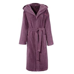 Unisex-Bademantel Kangaroos "Cassidy, für Damen & Herren, Standardlänge & Überlänge" Gr. M, lila (mauve), L:120cm, Walkfrottee, Hausmäntel, mit Taschen, Männer und Frauen, Baumwolle, Reise, Hotel, Sauna, S-3XL, Topseller