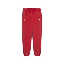 Sporthose Puma "Scuderia Ferrari Sportswear Jogginghose Jugendliche", Mädchen, Gr. 116, Normalgrößen, rot (rosso corsa rot), Obermaterial: 100% Baumwolle; Tasche – Oben: 100% Baumwolle, unifarben, regular fit, Hosen