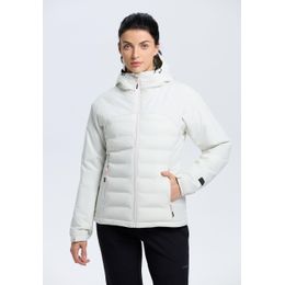 Outdoorjacke Icepeak "Icepeak Jacke Barton", Damen, Gr. 38, puder, 100% Polyester, Jacken Outdoorjacke