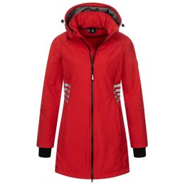 Softshelljacke Arctic Seven "ASGiuliana", Damen, Gr. 4XL, rot, Obermaterial: 96% Polyester, 4% Elasthan; Innenmaterial: 100% Polyester, Jacken, mit abnehmbarer Kapuze