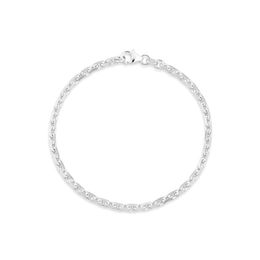 Armband Firetti "Schmuck Geschenk Silber 925 Armschmuck Armkette Ankerkette Infinity" Gr. 19, silber (silberfarben), Armbänder, Herren, 19, Silber 925 (Sterlingsilber), Made in Germany