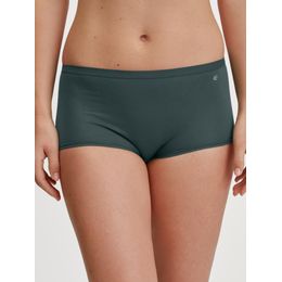 Panty Calida "Natural Comfort", Damen, Gr. S (40/42), deep emerald grün, Single Jersey, Obermaterial: 92% Baumwolle, 8% Elasthan, normal, Unterhosen, geschmeidig weich, elastisch, pillingarm, Regular-cut, Single Jersey