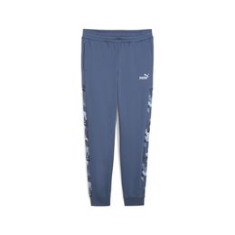 Sporthose Puma "Essentials Camo Jogginghose Herren", Damen, Gr. XS, Normalgr&ouml;&szlig;en, schwarz indigo blau, 66% Baumwolle, 34% Polyester, tarnfarben, regular fit, Hosen Sporthose