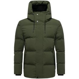 Steppjacke STONE HARBOUR "Taviaan XX", Herren, Gr. L (52), olivgrün, Obermaterial: 100% Polyester, Innenfutter: 100% Polyester, Wattierung: 100% Polyester, Ärmelfutter: 100% Polyester, gerade Po-bedeckend, hoch geschlossener Ausschnitt, eng Bündchen, Jacken, Gesteppte Herren Jacke mit Kapuze