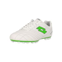Fußballschuh Lotto "Stadio 300 III", Damen, Gr. 45,5, weiß, Leder, Polyurethane, Schuhe, für Kunstrasen