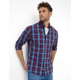 Langarmhemd Brax "Style DANIEL", Herren, Gr. 3XL, Normalgr&ouml;&szlig;en, rot, Web, 97% Baumwolle, 3% Elasthan, Hemden