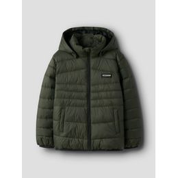 Steppjacke name it "NKMMARBLE JACKET PB", Jungen, Gr. 140, deep depths, Web, Obermaterial: 100% Nylon, unifarben, regular fit normal, Jacken