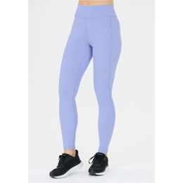 Trainingstights Endurance "Annghone", Damen, Gr. 38, EURO-Gr&ouml;&szlig;en, lila (flieder), 77% Polyamid, 23% Elasthan, unifarben, Hosen, mit 4-Wege-Stretch f&uuml;r viel Bewegungsfreiheit