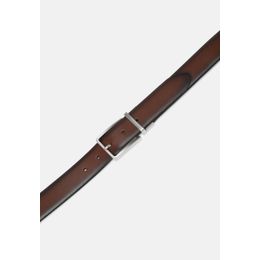 Lloyd Men's Belts Lederg&uuml;rtel LLOYD MEN&rsquo;S BELTS "Lloyd Belts Herreng&uuml;rtel 0142", Herren, Gr. 110, braun (haselnuss, schwarz), Leder, G&uuml;rtel Lederg&uuml;rtel