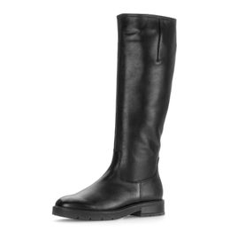 Gabor Damen Stiefel "FLORENZ", Gr. 39schwarz, Kalbsleder, unifarben, Schuhe, Blockabsatz, Langschaftstiefel in Komfortweite G (= weit)