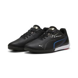 Sneaker Puma "BMW M Motorsport Drift Cat 11 Sneakers Jugendliche", Kinder, Gr. 35,5, schwarz (schwarz cool cobalt blau), Obermaterial: Synthetik, Textil; Futter: Textil; Innensohle: Textil; Laufsohle: Gummi, Schuhe Sneaker