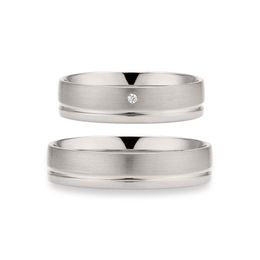 Phoenix Trauring PH&Ouml;NIX "Schmuck Geschenk Silber 925 Trauring Ehering LIEBE versch. Varianten" Gr. 67, silber (silberfarben), Fingerringe, Damen, 67, ohne Brillant, Silber 925 (Sterlingsilber), 5mm, Trauring, Made in Germany - wahlweise mit oder ohne Brillant