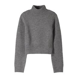 Bershka Pullover Damen Größe L graumeliert