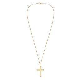 Kuzzoi Halskette 'Kreuz' Herren Gr&ouml;&szlig;e 60 gold