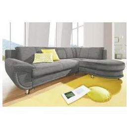 Ecksofa Trendmanufaktur "Rondo, zeitlos und elegant, OTTOs Choice, bequem, L-Form", beige (beige, braun), B:265cm H:85cm T:190cm, Softlux-Kunstleder;Primabelle-Microfaser;NaturLeder (handschuhweiches Rindsleder in Sitz und Rücken mit SOFTLUX-Kunstleder als Korpus-Bezug);Struktur (23% Polyacryl, 77% Polyester), Sofas, wahlweise mit Federkern, wahlweise mit Bettfunktion