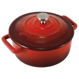 CS SOLINGEN Fleischtopf CARL SCHMIDT SOHN "Xanten", rot, H:10cm Ø:10cm, Töpfe, Ø 10 cm, Induktion