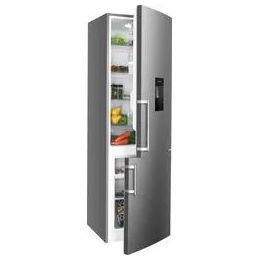 Hanseatic Kühl-/Gefrierkombination "HKGK17954DWDI", Energieeffizienz: D (A-G), silber (edelstahl), Rechtsanschlag, Kühlschränke