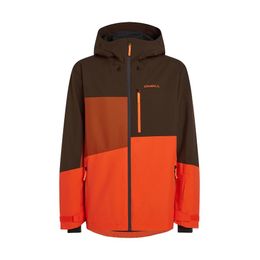 O`Neill O'NEILL Sportjacke 'Fwc'cruz Triple Snow' Herren Größe XXL schoko / hummer / dunkelorange