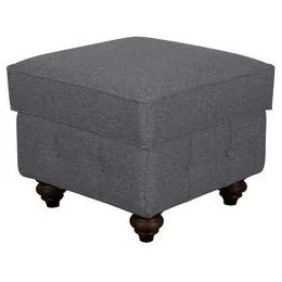Polsterhocker Home Affaire "MENDITTE", grau (anthrazit), B:55cm H:46cm T:55cm, 100% Polyester, Hocker, Polsterhocker