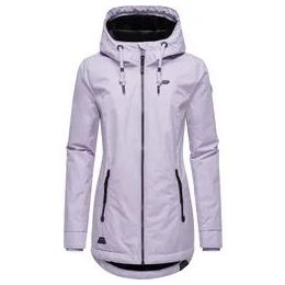 Winterjacke Ragwear "Zuzka Winter", Damen, Gr. XS (34), lila (lavender), Außenmaterial: 100% Polyester, Innenfutter: 100% Polyester, Kapuzenfutter: 100% Polyester, Wattierung: 100% Polyester, tailliert Po-bedeckend, mit Knopf Rippstrickbündchen mit Druckknopf, Jacken, Wasserdichter Winterparka mit Teddyfleece Innenfutter, Topseller