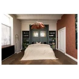 Bettw&auml;sche Kayori "Kora", beige (natur), B/L: 155cm x 220cm, 1 Stk., 1 Stk., Mako-Satin, B/L: 80cm x 80cm, 2 Stk., Mako-Satin, Obermaterial: 100% Baumwolle, Bettw&auml;sche, Bettw&auml;sche, Bio-Baumwolle