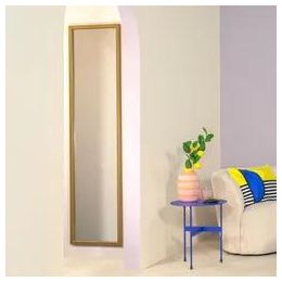 Spiegel SPINDER DESIGN "SENZA M2", gold, B:46cm H:185cm T:3cm, Stahl, glasspiegel, Spiegel, Wandspiegel aus Stahl