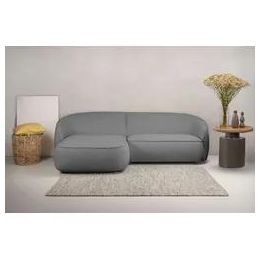 Ecksofa Inosign "Cosigo", grau, B:246cm H:75cm T:155cm, 100% PES, Sofas, Breite 246 cm, 2 Chenille-Stoffe zur Auswahl, mit Kaltschaum