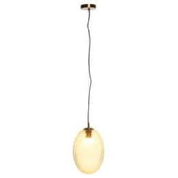 Kayoom Hängeleuchte "Virgina", braun (bernsteinfarben), Ø 23cm H: 36cm, 1 Stk., Leuchten, hochwertig, außergewöhnlich, handgefertigt
