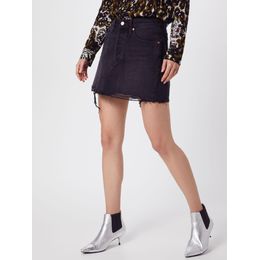 Levi's LEVI'S Rock 'Deconstructed Skirt' Damen Größe 42 black denim