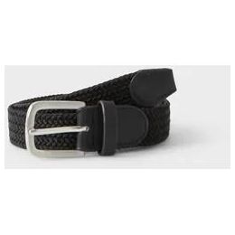 Flechtgürtel name it "NKMSIECE BELT NOOS", Damen, Gr. 75, schwarz, Web, Kunstfaser, unifarben mit Farbeinsatz, Gürtel