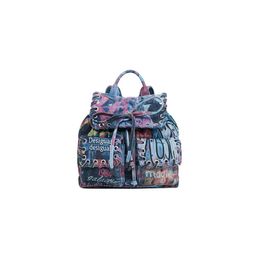 Desigual Backpack female Blue size One Size