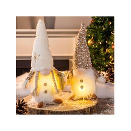 Hollybell LED-Dekoleuchte ''Christmas Gnome'' in Weiß/ Beige (Überraschungsprodukt) - 11% | Lichterketten-dekobeleuchtung