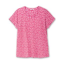 sheego Shirt Damen Gr&ouml;&szlig;e XL fuchsia / rosa