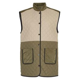 MOSS COPENHAGEN Steppweste "Eldora Jeanna" in Khaki/ Beige - 68% | Gr&ouml;&szlig;e XS/S | Damenjacken