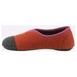 WITT Hausschuh, Damen, Gr. 41, orange, Textil, Schuhe Hausschuh