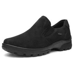 Slipper Ara "SAAS FEE", Damen, Gr. 8 (42), schwarz, Lederimitat, unifarben, Schuhe, Freizeitschuh, Trekkingschuh mit Gore-Tex, G-Weite