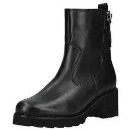 Stiefelette Gabor COMFORT "Gabor Comfort Stiefelette Leder", Damen, Gr. 40,5, schwarz, Leder, Schuhe
