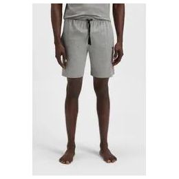 Sweatshorts BOSS "Mix&Match Short CW", Herren, Gr. L (52), N-Gr, grau (medium_grau_033), Sweatware, Obermaterial: 95% Baumwolle, 5% Elasthan, unifarben, Basic ca. Mitte Oberschenkel, Hosen, mit BOSS Logo