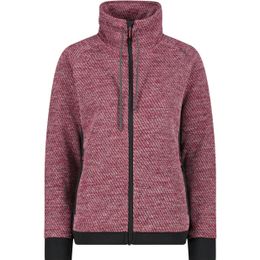 CMP Strickfleece Damen - rot - Gr. 42