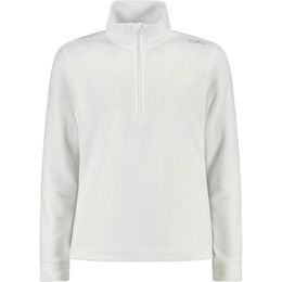 CMP Fleeceshirt M&auml;dchen - wei&szlig; - Gr. 128 - Polyester
