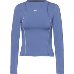 Nike One Funktionsshirt Damen - blau - Gr. M