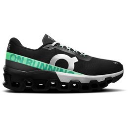On CloudmOnster 2 Laufschuhe Herren - schwarz - Gr. 42 1/2 - Polyester