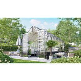 Vitavia Gewächshaus 'Cassandra 9900' 257 x 385,3 x 248,9 cm Sockel Basalt