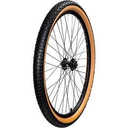 Galano Komplettrad Felge mit Reifen Mountainbike Felgen Laufradsatz Fahrrad Laufrad schwarz/braune Sidewall 27,5 x 2,10" Vorderrad