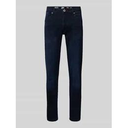 Petrol Slim Fit Jeans im 5-Pocket-Design