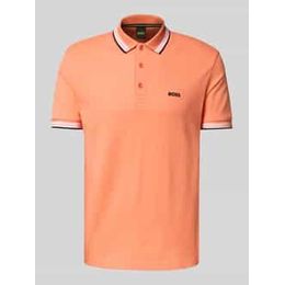 BOSS Green Regular Fit Poloshirt mit Label-Stitching Modell 'PADDY'