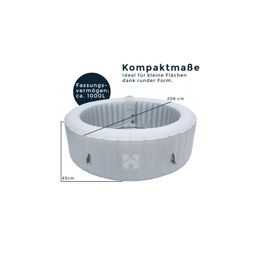 Home Deluxe Outdoor Whirlpool SPLASH - versch. Farben