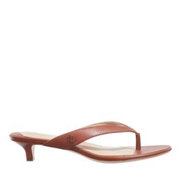 Lauren by Ralph Lauren Lauren Ralph Lauren Sandaletten mit Absatz - Francesa Sandals Heel Sandal - Gr. 39 (EU) - in Braun - f&uuml;r Damen
