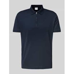 Selected Homme Poloshirt mit kurzem Reißverschluss